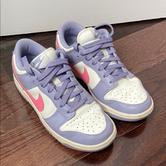 Nike | Shoes | Womens Pink And Purple Low Nike Dunks | Poshmark